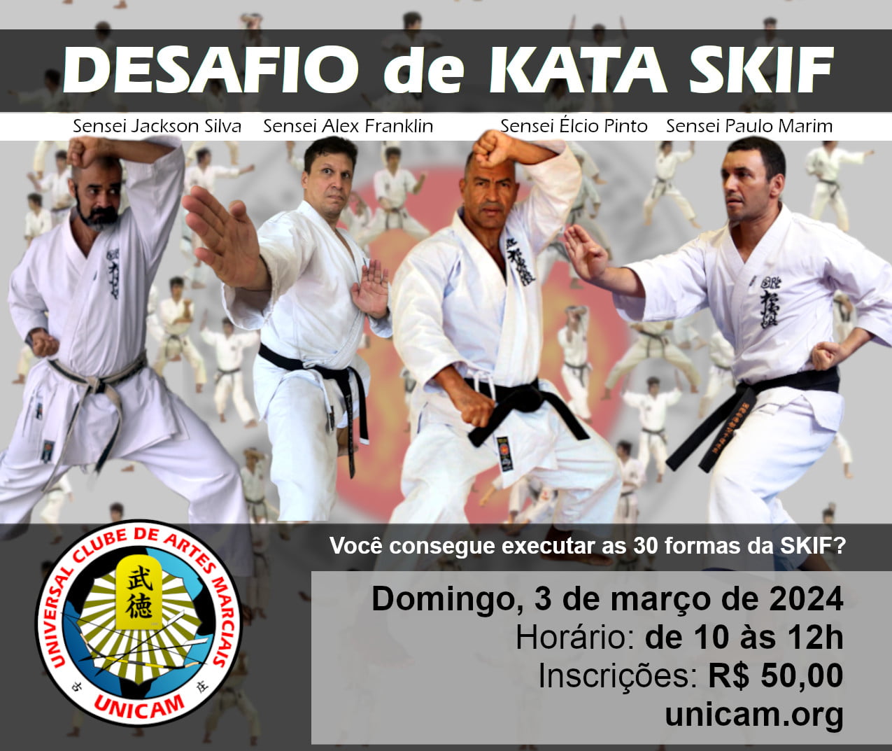 Desafio de Kata SKIF – UNICAM – Universal Clube de Artes Marciais
